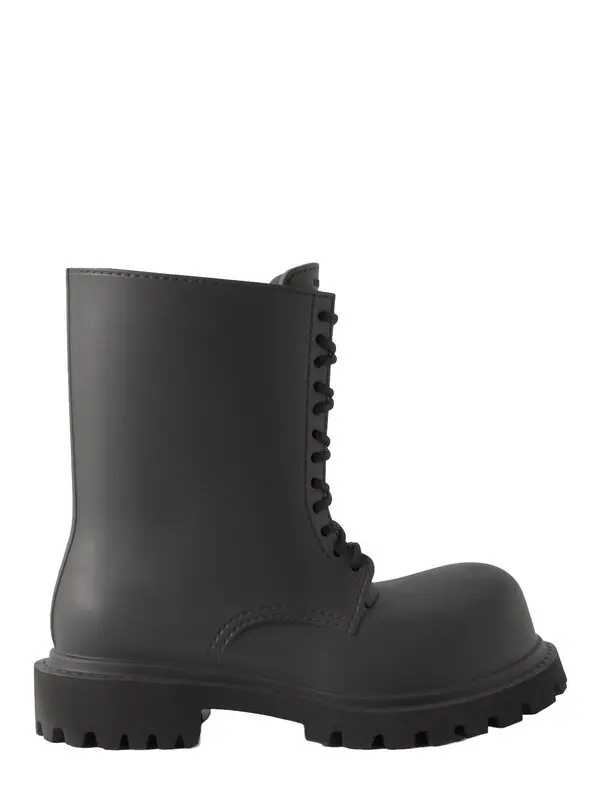 Balenciaga Eva Lace-up Boots - Black