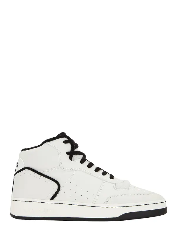 Saint Laurent Sl80 Mid-top Sneaker - White