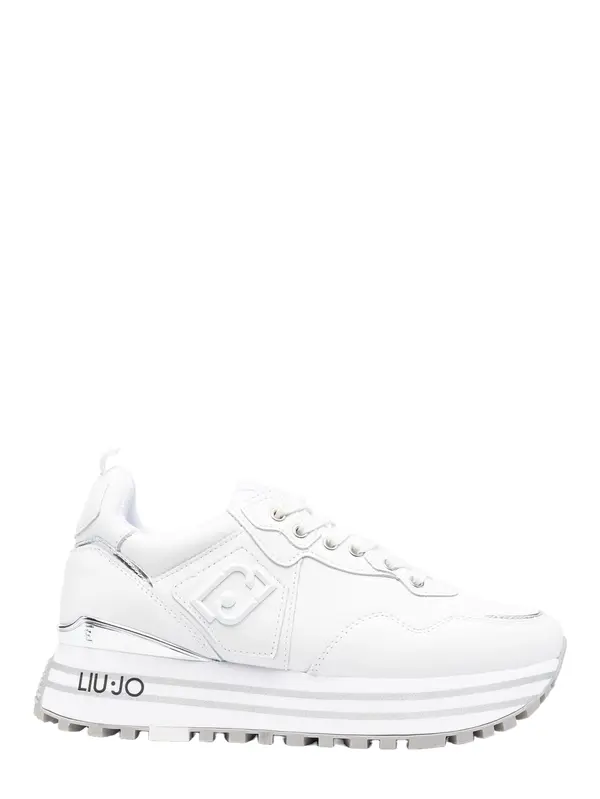 Liu Jo 40mm Chunky Lace-up Sneakers - White