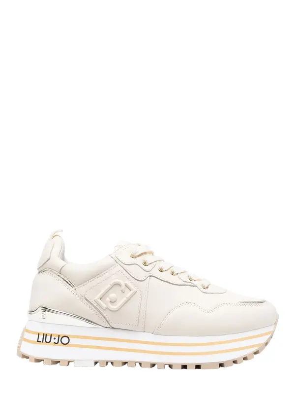 Liu Jo 40mm Chunky Lace-up Sneakers - Neutrals