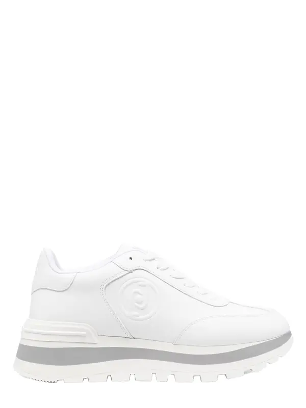 Liu Jo 45mm Embossed-logo Lace-up Sneakers - White