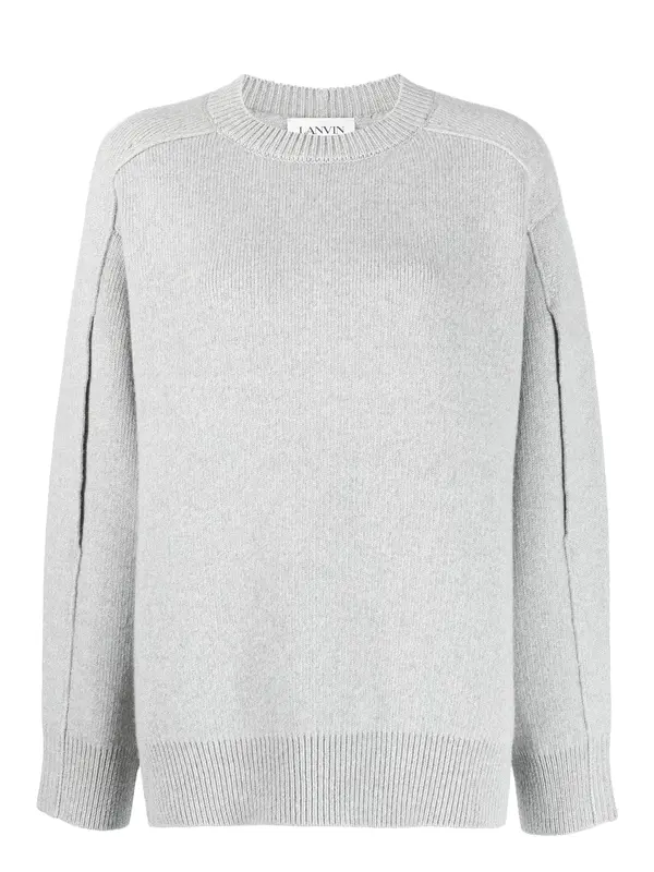 LANVIN Cape-back Jumper - Grey