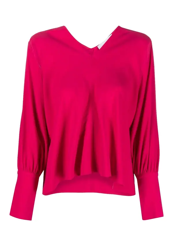Erika Cavallini V-neck Blouse - Pink