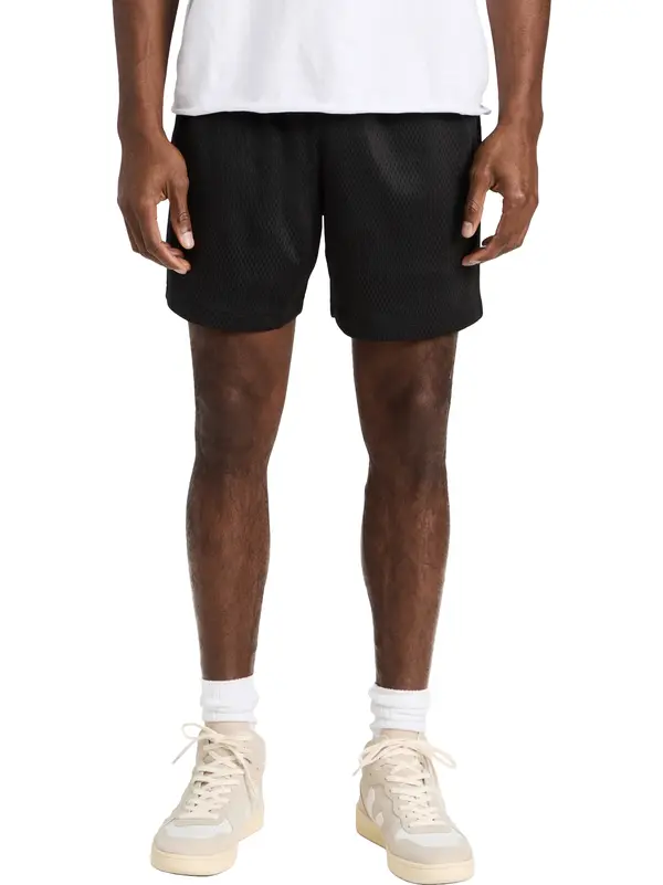 John Elliott Aau Mesh Shorts - Black