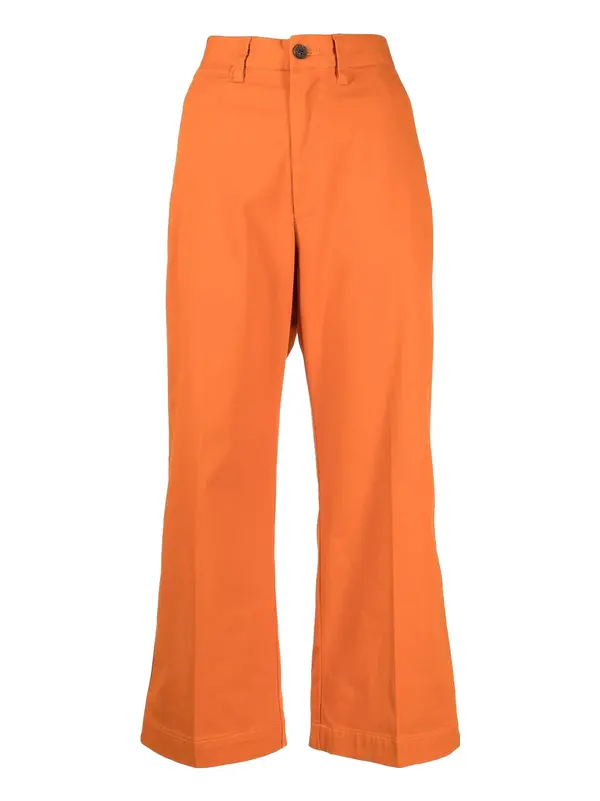 Polo Ralph Lauren Wide-leg Cropped Chinos - Orange