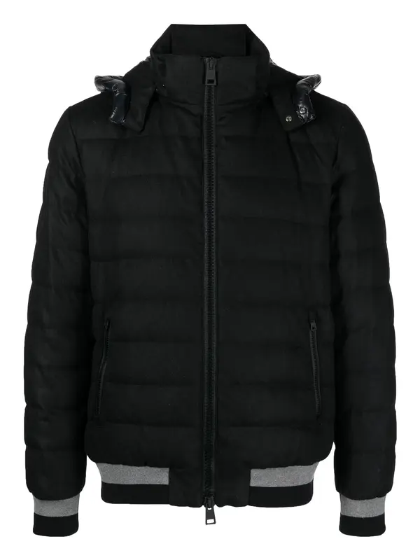 Herno Quilted Padded Jacket - Black