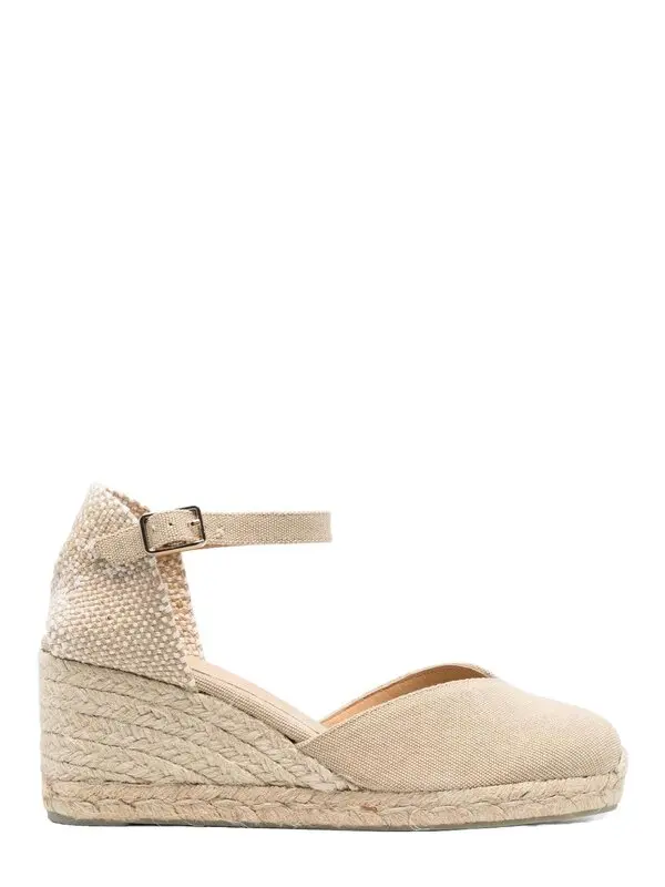 CastaÑer Raffia Wedge Espadrilles - Neutrals