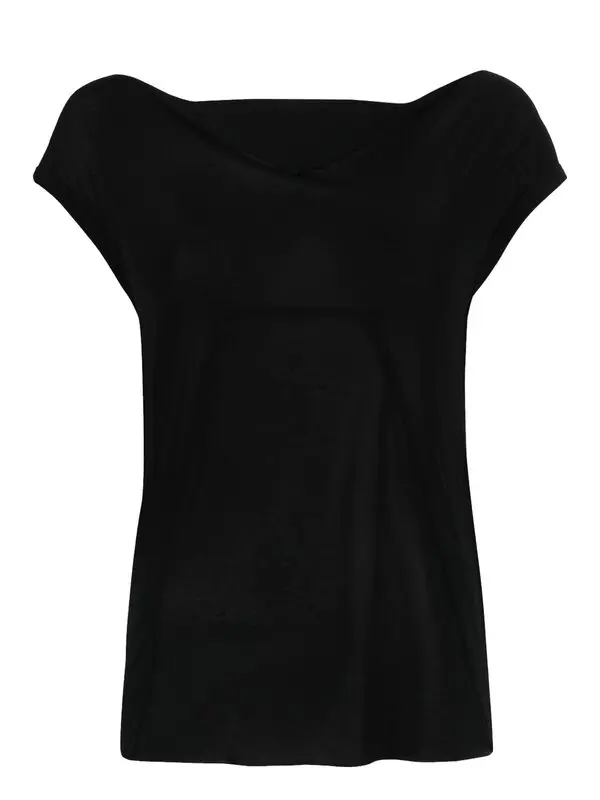 Rick Owens Round Neck T-shirt - Black