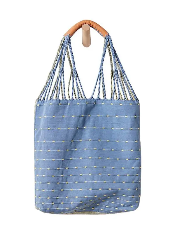 MERCADO GLOBAL Apolonia Tote Bag - Lime Sky