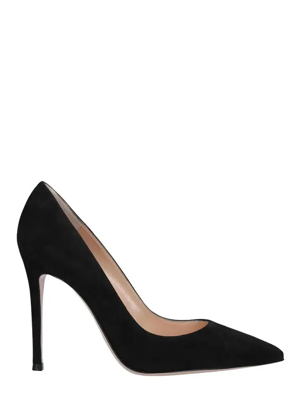 GIANVITO ROSSI 105 Suede Pumps - Black