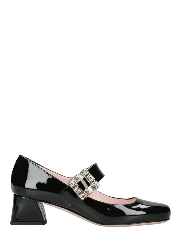 ROGER VIVIER Tres Viv Mary Janes 45 - Black