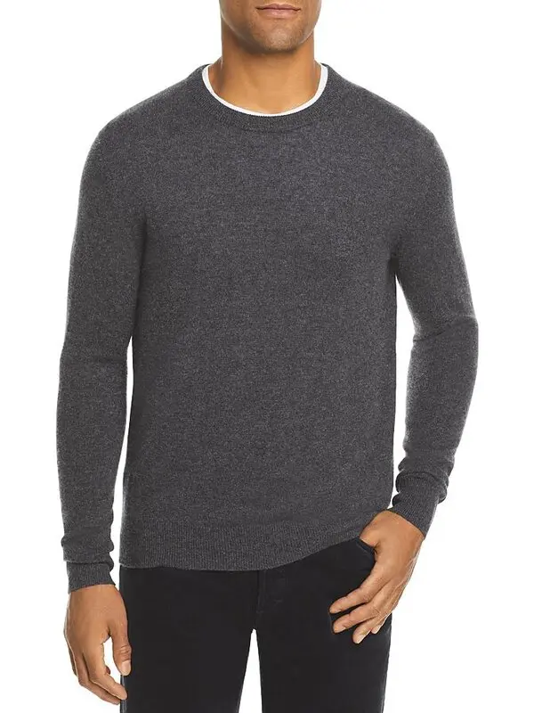 Bloomingdale'S Cashmere Crewneck Sweater - Coal