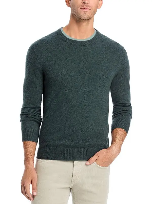 Bloomingdale'S Cashmere Crewneck Sweater - Slate Green