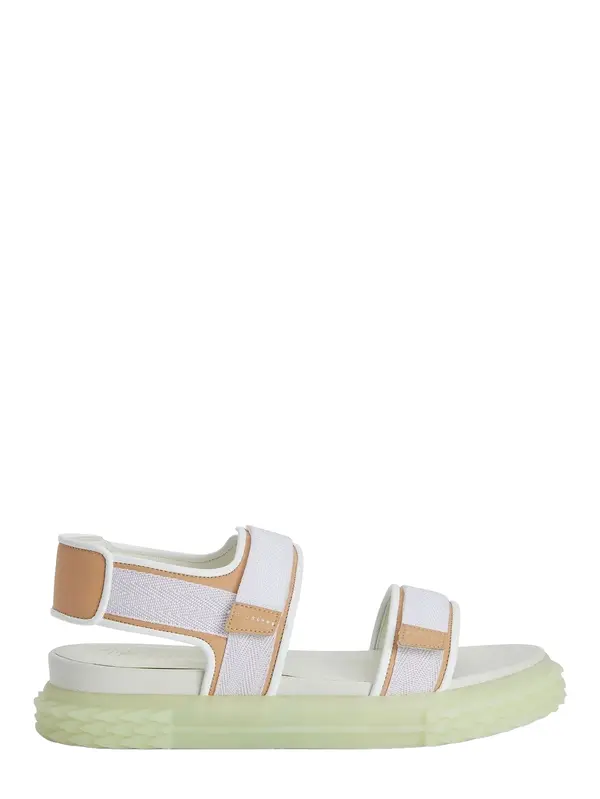 GIUSEPPE ZANOTTI Blabber Gummy Touch-strap Sandals - White
