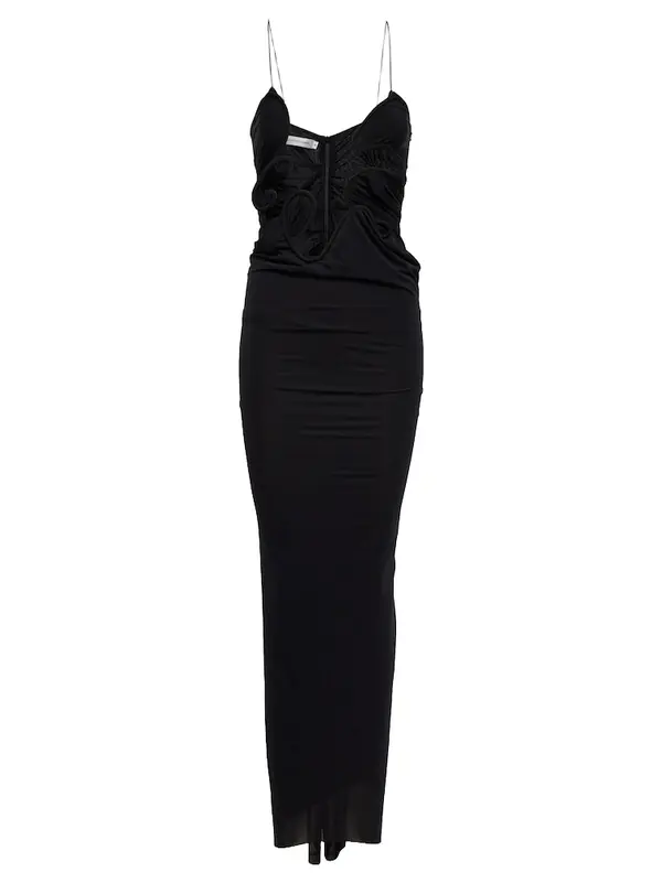 Christopher Esber Molded Venus Maxi Dress - Black