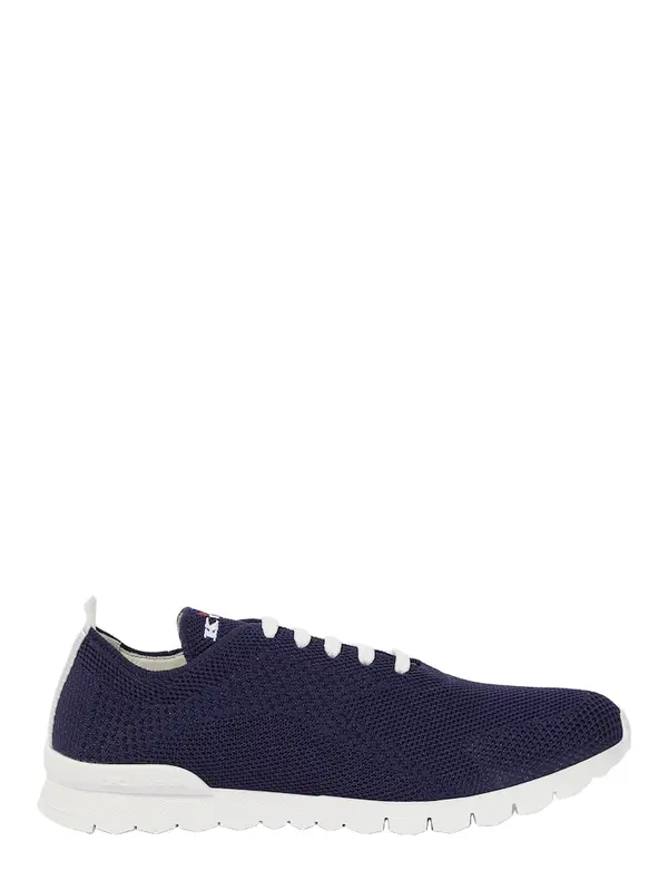 Kiton Fits Cotton Sneakers - Blue