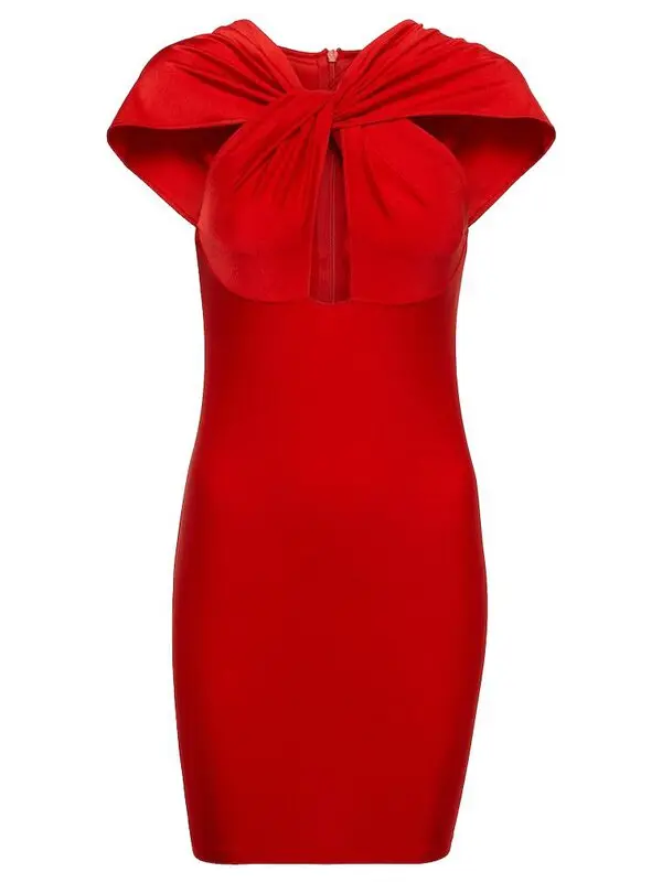 Coperni Cutout Mini Dress - Red