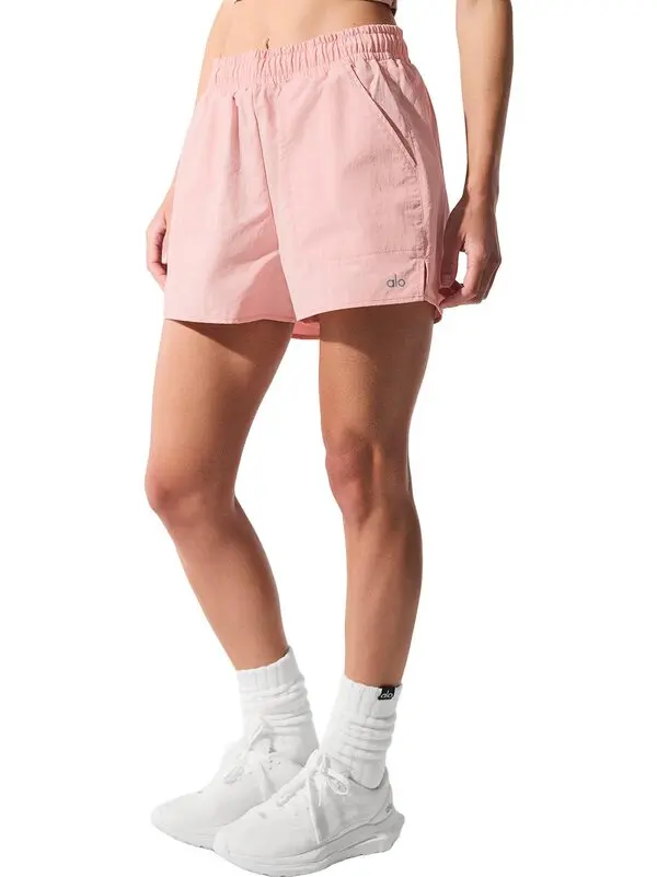 Alo Yoga Alumni Short - Pink Quartz