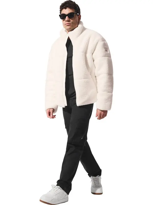 Alo Yoga Sherpa Stage Puffer Jacket - Ivory