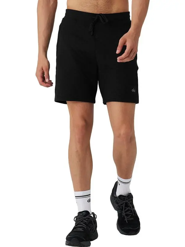 Alo Yoga Quilted Stadium Short - Black