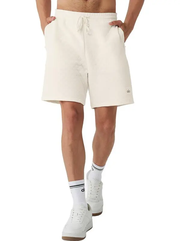 Alo Yoga Quilted Stadium Short - Ivory