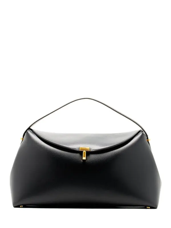 TOTEME T-lock Top Handle Bag - Black