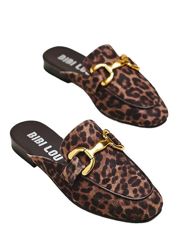 BIBI LOU Exclusive Zagreb Slip-on Loafers - Leopard