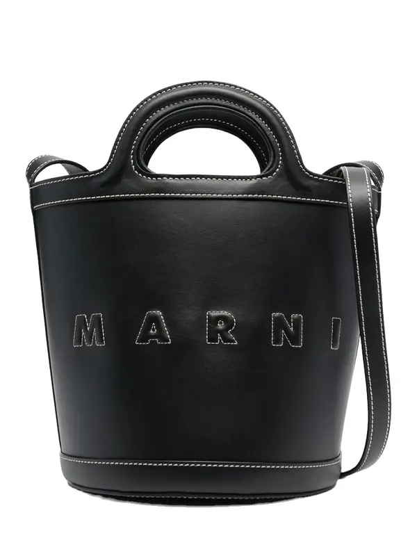 Marni Small Tropicalia Bucket Bag - Black
