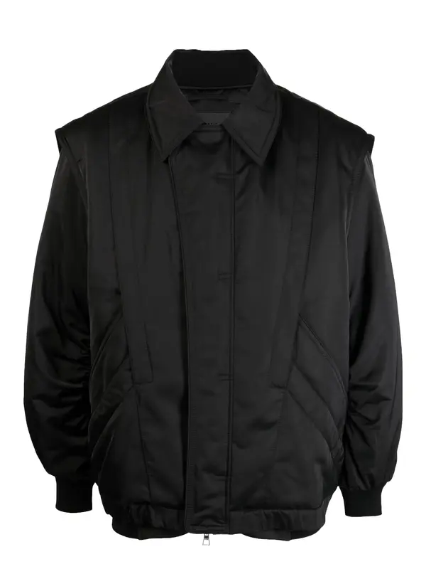 SONGZIO Ma-1 Double-layered Bomber Jacket - Black