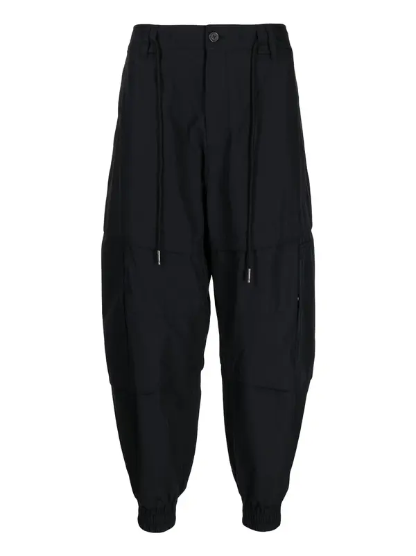 SONGZIO Cutting Cargo Track Pants - Black