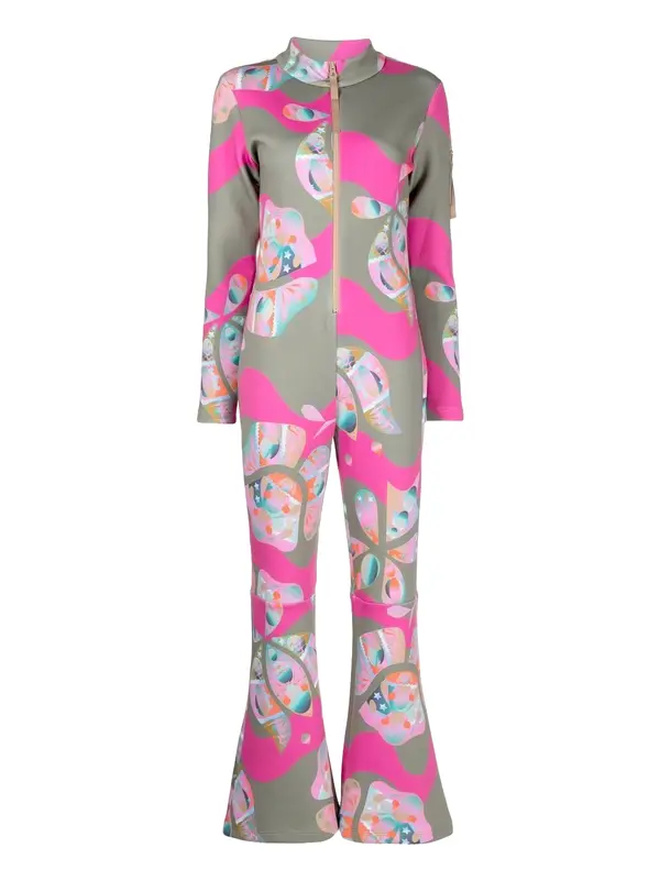 Cynthia Rowley Water-repellent Neoprene Ski Suit - Pink