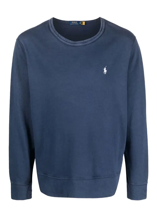 Polo Ralph Lauren Pony Motif Jumper - Blue