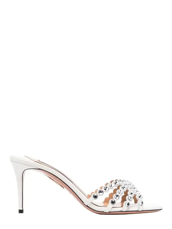 AQUAZZURA Tequila 80mm Sandals - White