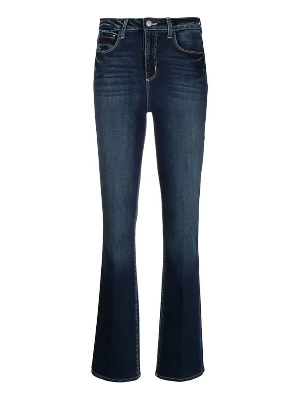 L'Agence Selma High-rise Bootcut Jeans - Blue