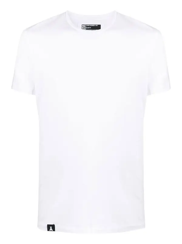 Patrizia Pepe Logo Hem T-shirt - White