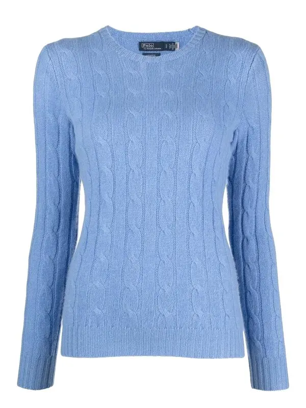 Polo Ralph Lauren Julianna Cable-knit Jumper - Blue