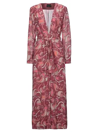 Atos Lombardini Floral-print Maxi Dress - Pink