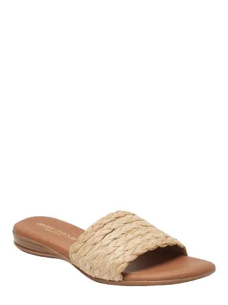 Andre Assous Nahala Slide Sandal - Beige