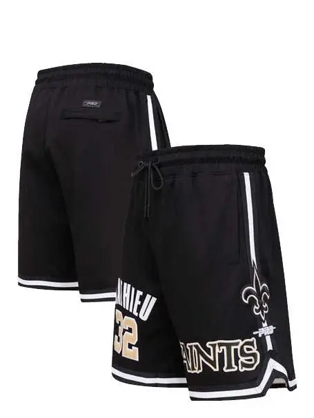 PRO STANDARD Tyrann Mathieu New Orleans Saints Player Name & Number Shorts - Black
