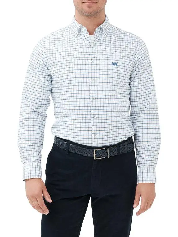 Rodd & Gunn Gunn Check Oxford Button-down Shirt - Ink