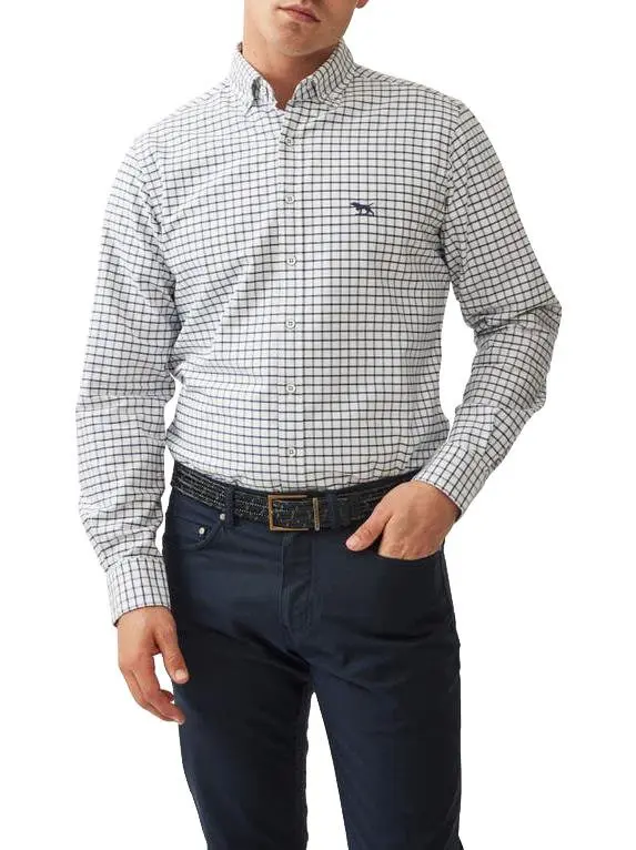 Rodd & Gunn Gunn Check Oxford Button-down Shirt - Navy