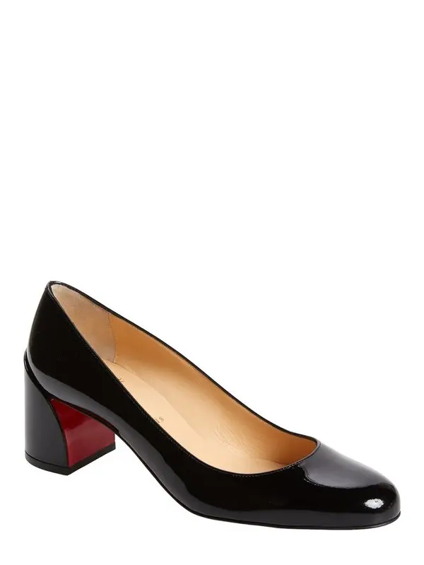 CHRISTIAN LOUBOUTIN Miss Sab Patent Pumps - Black