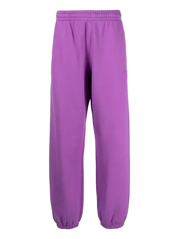 Off-White Diag-print Slouchy Track Pants - Purple