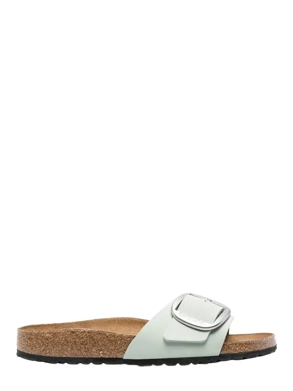 BIRKENSTOCK Madrid Big Buckle Nubuck Sandals - Green