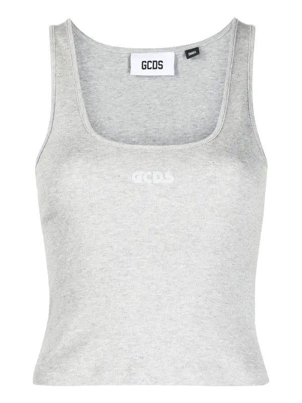 Gcds Logo-print Tank Top - Grey