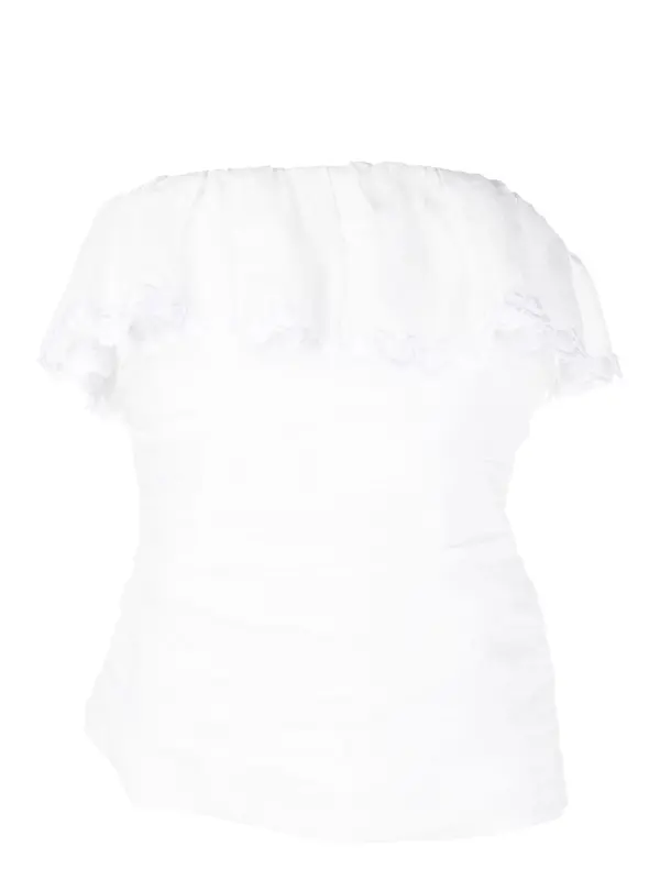 Isabel Marant Off-shoulder Top - White