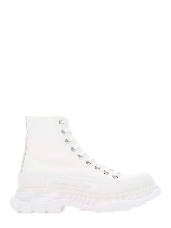 Alexander McQueen Tread Slick Boots - White