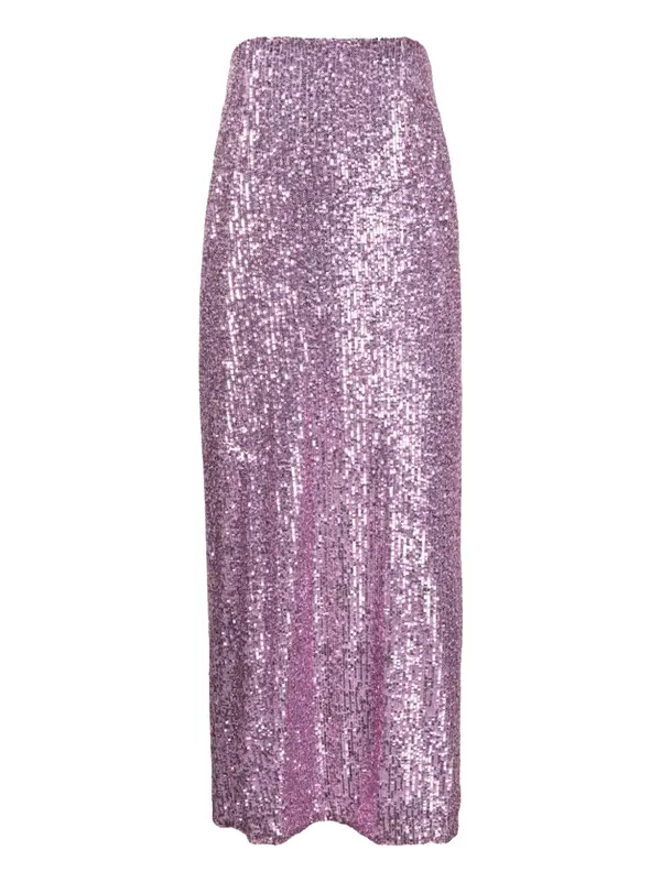 TOM FORD High-waist Maxi Skirt - Purple