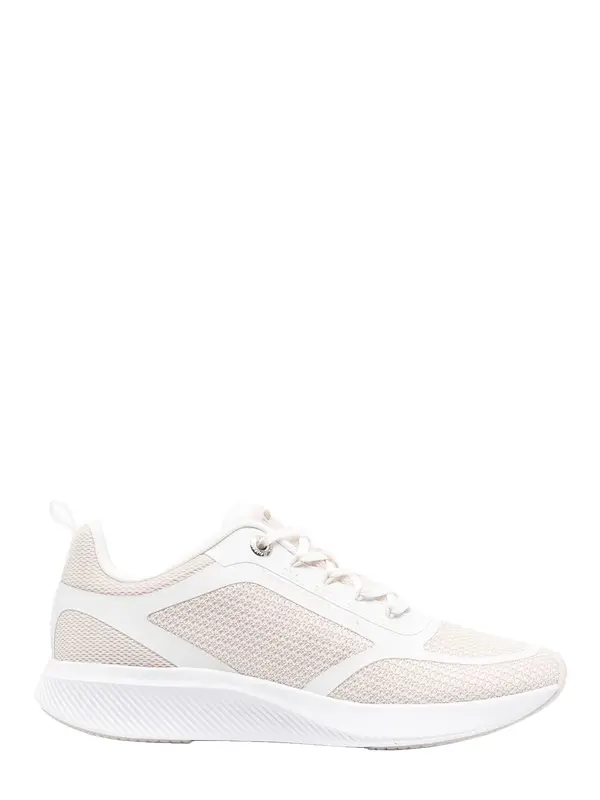Tommy Hilfiger Logo-print Mesh Sneakers - Neutrals