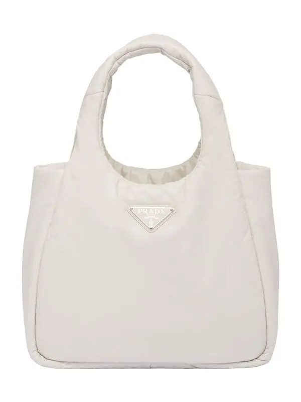 Prada Soft Nappa Leather Tote Bag - White